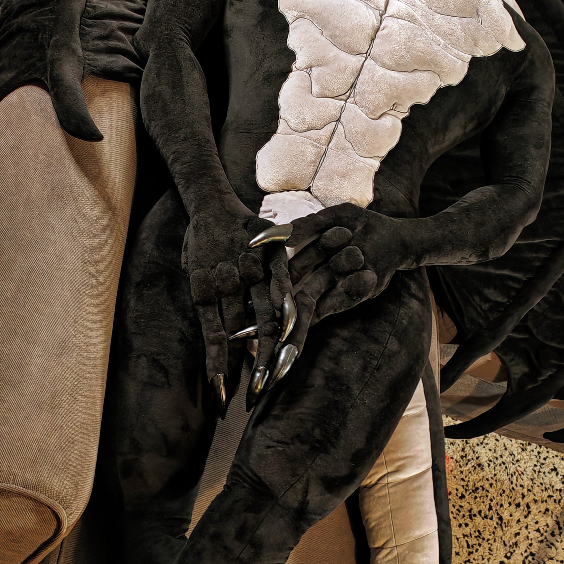 Human size plush Dragon 190cm, custom plush commission, scaling small ...